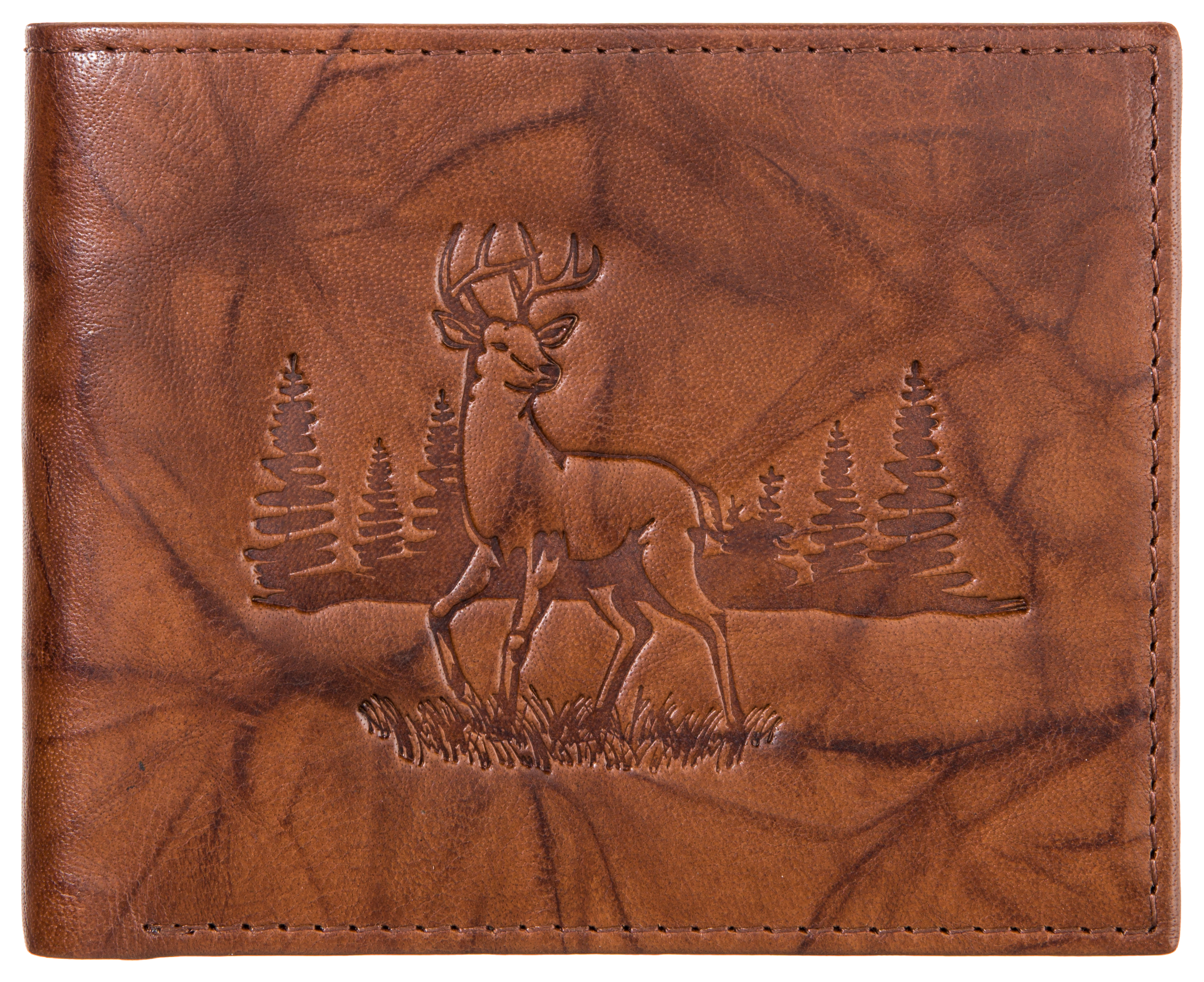 RedHead Deer Embossed Leather Billfold Wallet | Bass Pro Shops